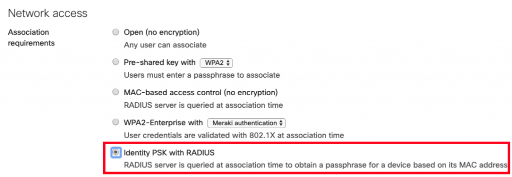 IPSK with RADIUS Authentication Utilising MAC addresses – Ormit Solutions Ltd